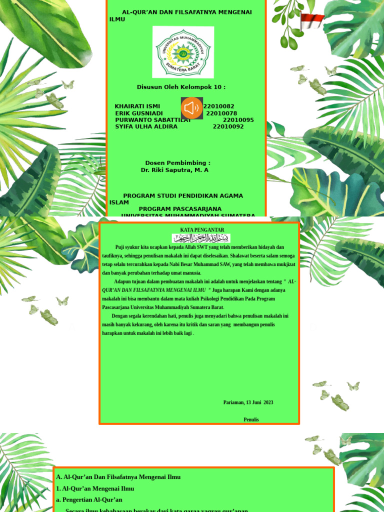 Khairati Ismi S2 Pai Kelas Reguler S2 Pai Umsb PPT Power Point Presentasi " Kelompok 10 Filsafat ...