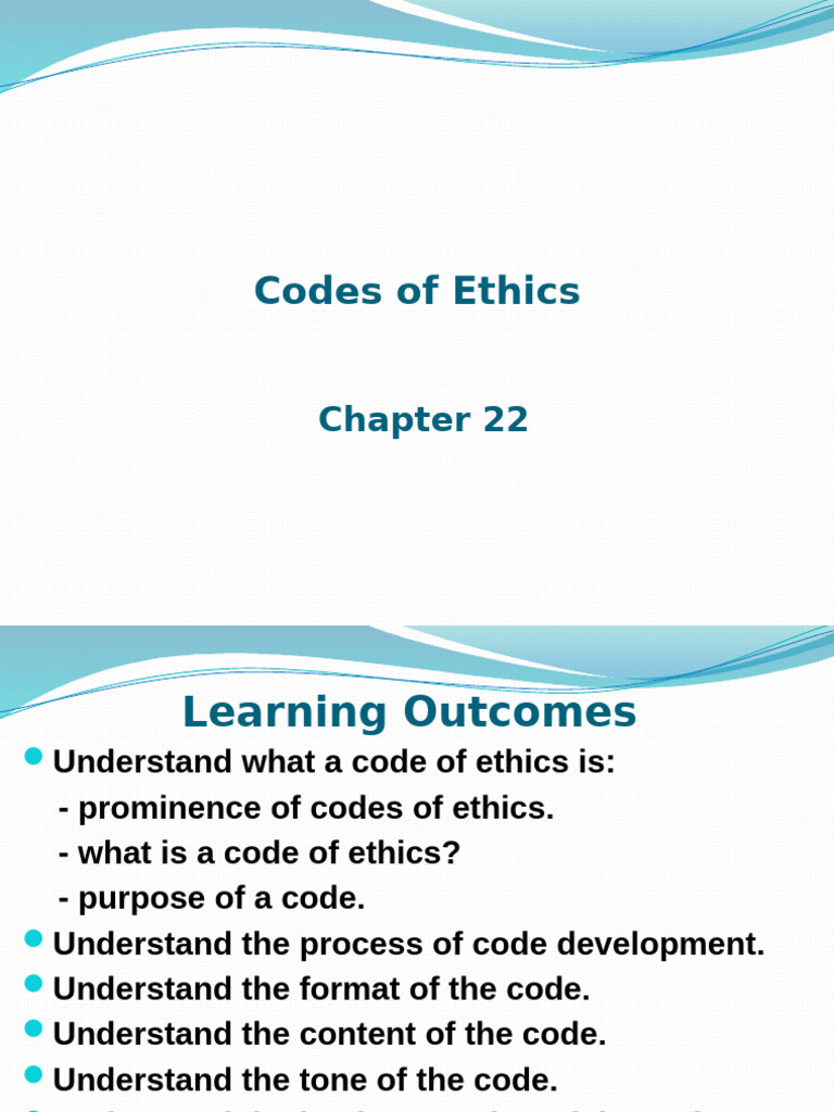 Business Ethics Ch22 Powerpoint | PDF | Governance | Corporate Governance