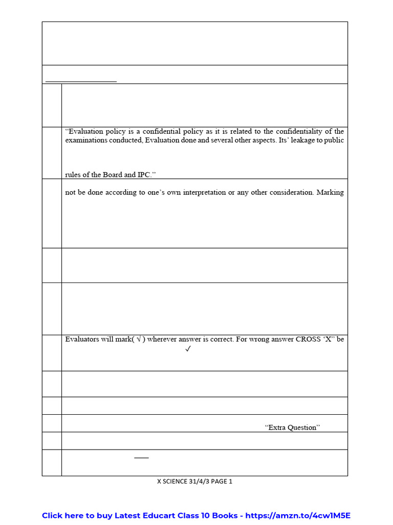 Class 10 Science PYQ With MS4 | PDF | Chemical Reactions