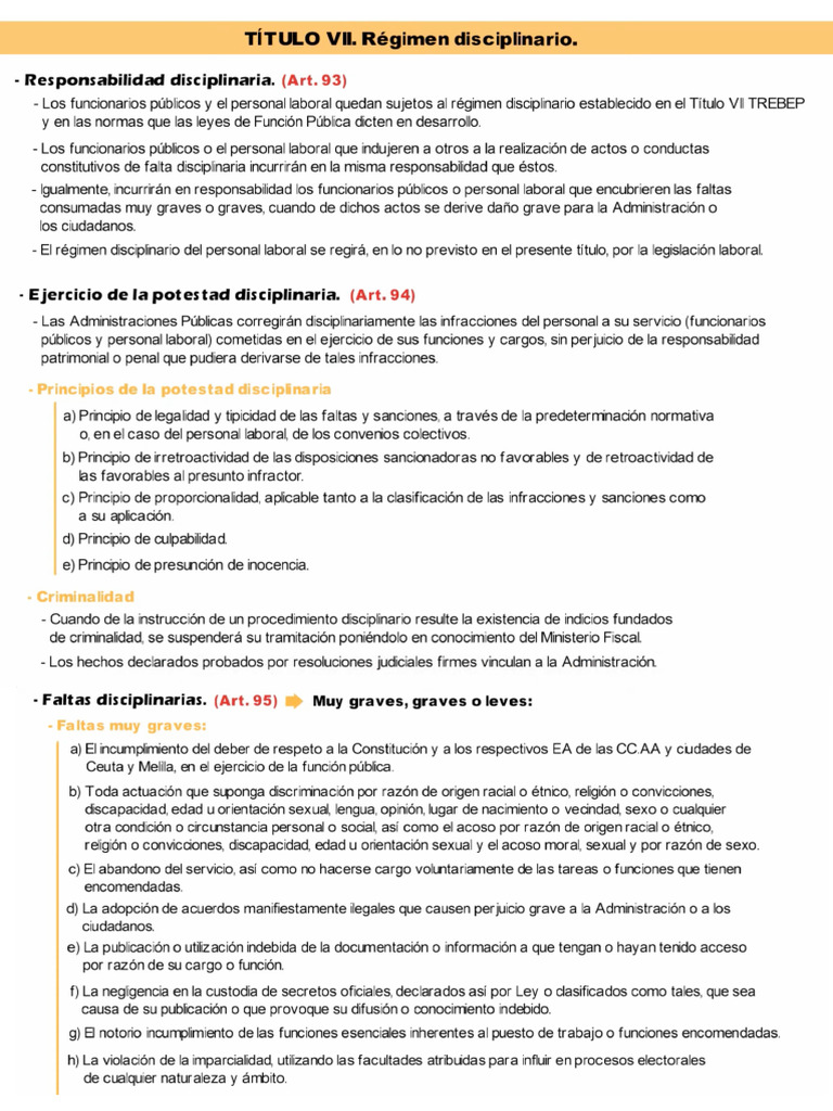 TREBEP TVII y VIII | PDF