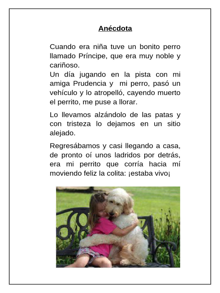Anécdota Perrito | PDF