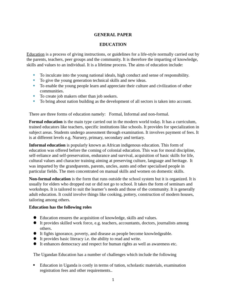 GP Education Q&A-1 | PDF | Cost Of Living | Schools