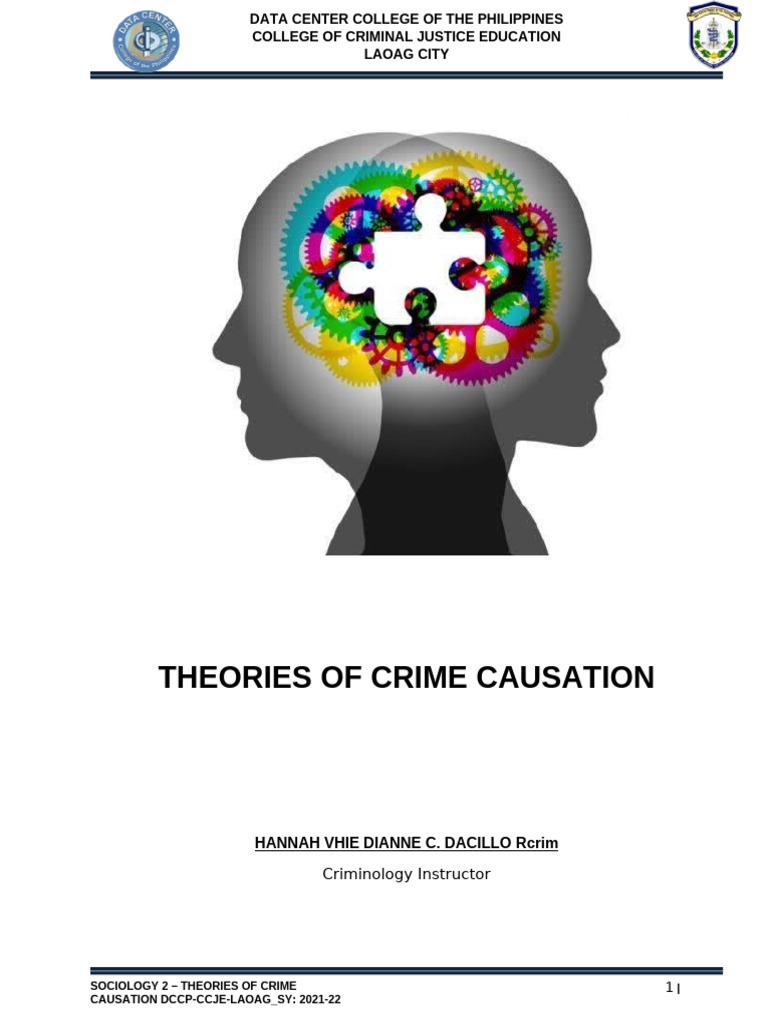 TCC1 | PDF | Id | Criminology