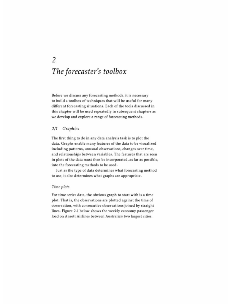 Forcasting CH 2 and 3 | PDF