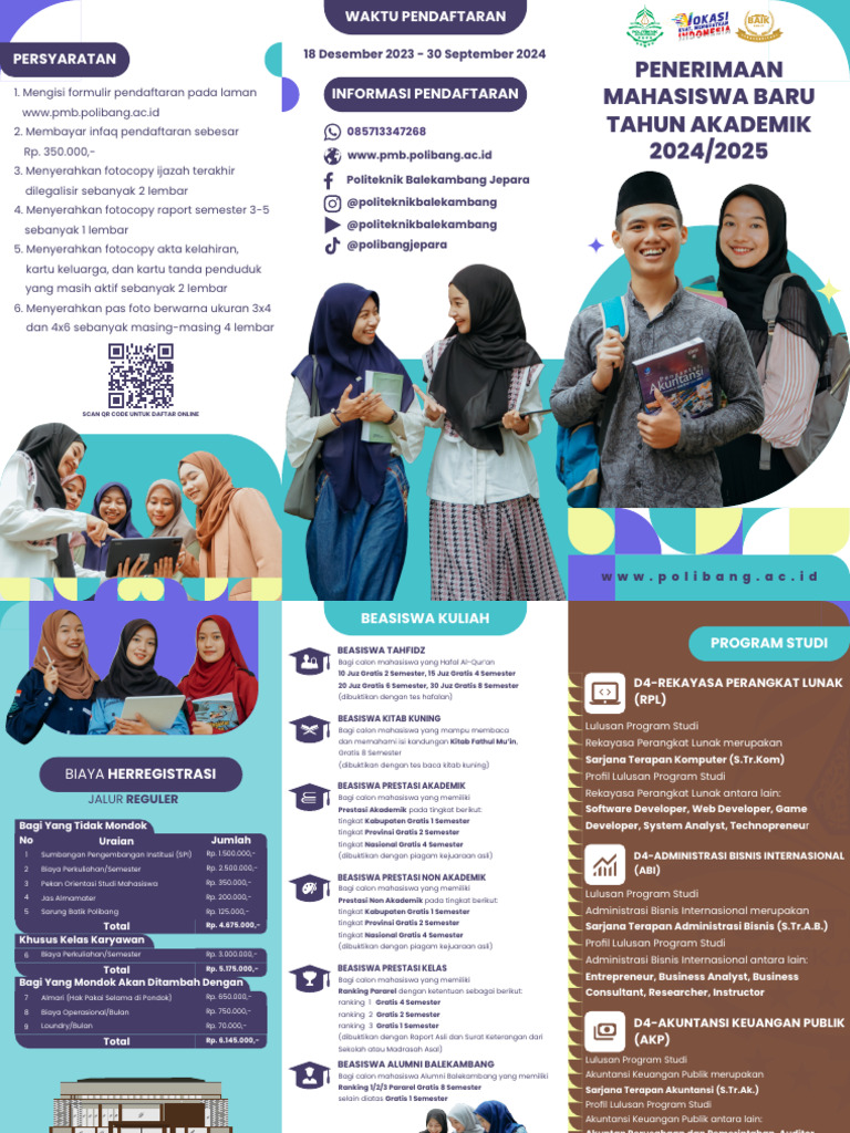 Brosur PMB Polibang 2024 - Revisi 4 | PDF