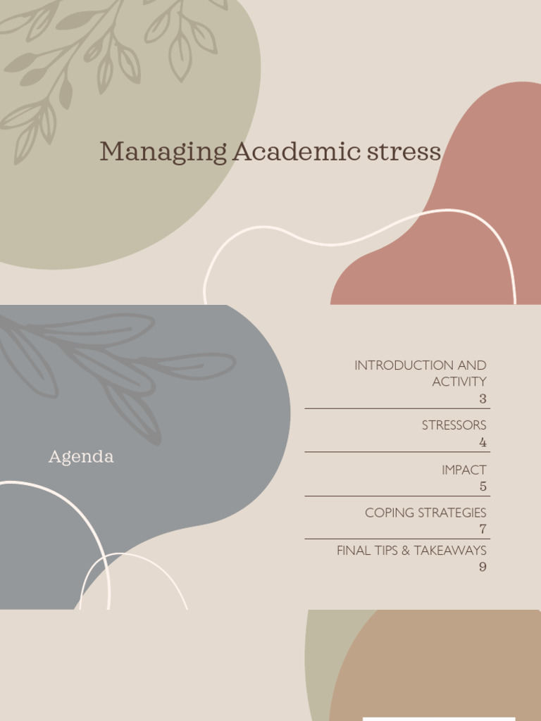 Managing Stress | PDF