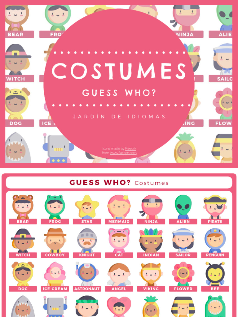 Guess Who? Costume Ideas List | PDF