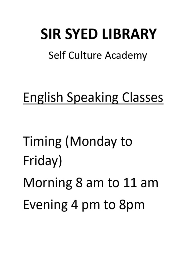 Sir Syed Library-1 | PDF