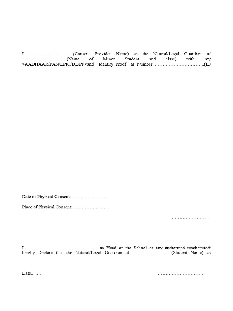 Guardian Consent for APAAR ID Creation | PDF | Access Control | Privacy