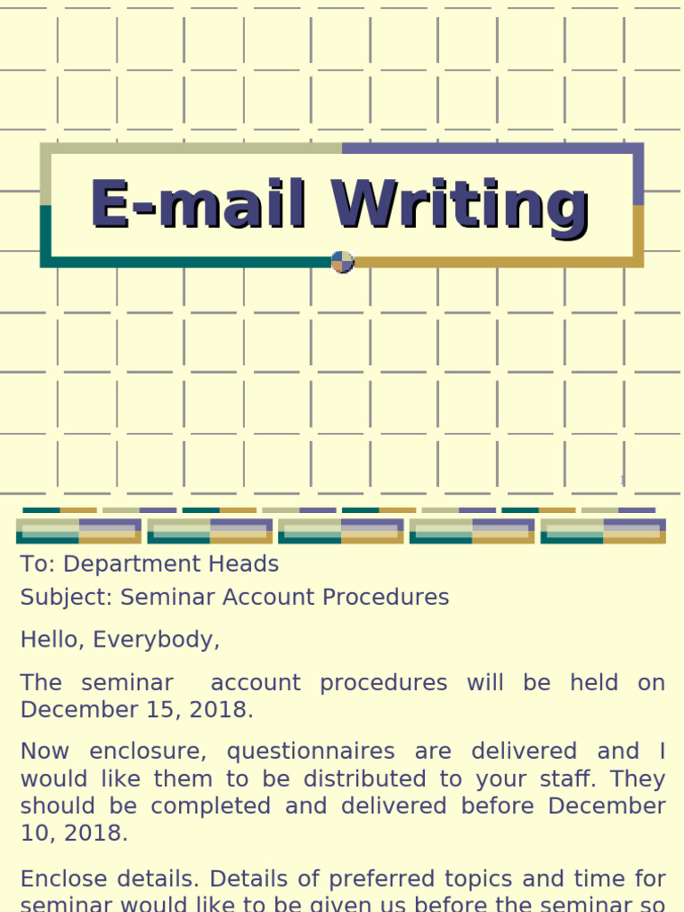 E-Mail Writing | PDF | Madam