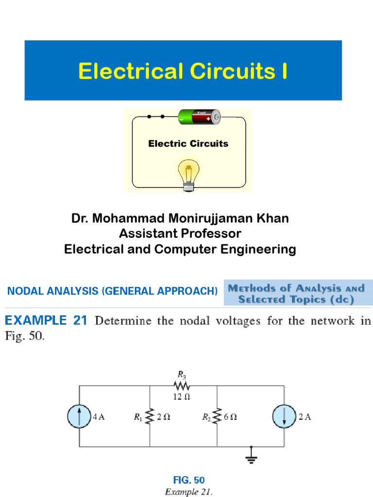 EEE 141 Lecture Note | PDF | Voltage | Electrical Resistance And ...
