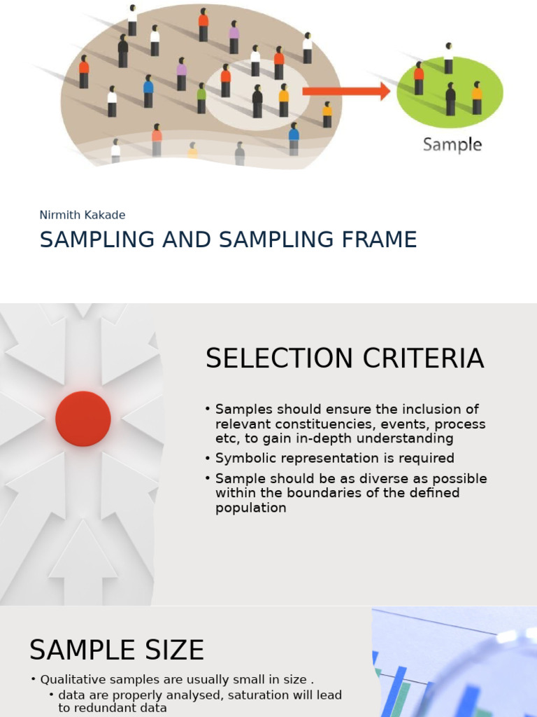Sampling and Sampling Frame | PDF | Sampling (Statistics) | Qualitative ...