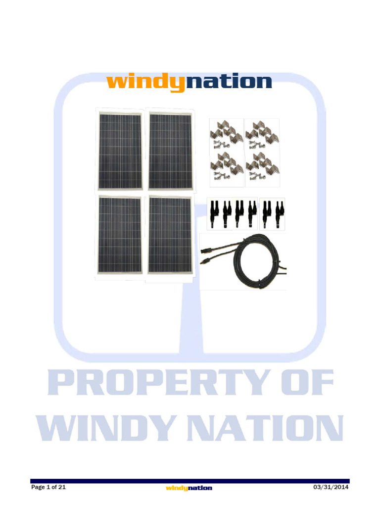 Complete Solar Kit Manual R2 | PDF