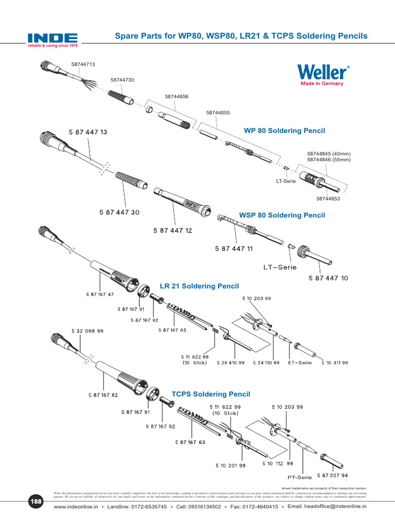 Weller Soldering Spares | PDF | Trademark | Patent