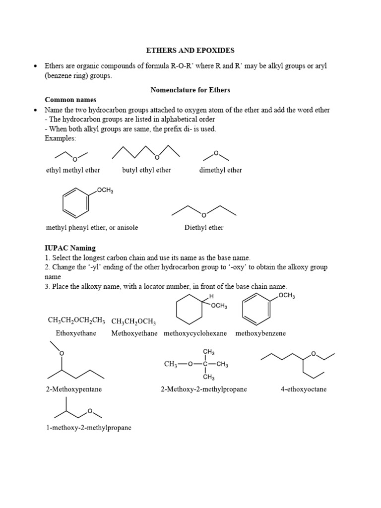 Chapter Seven Chem 231 - 231016 - 105913-1 | PDF | Ether | Chemical ...