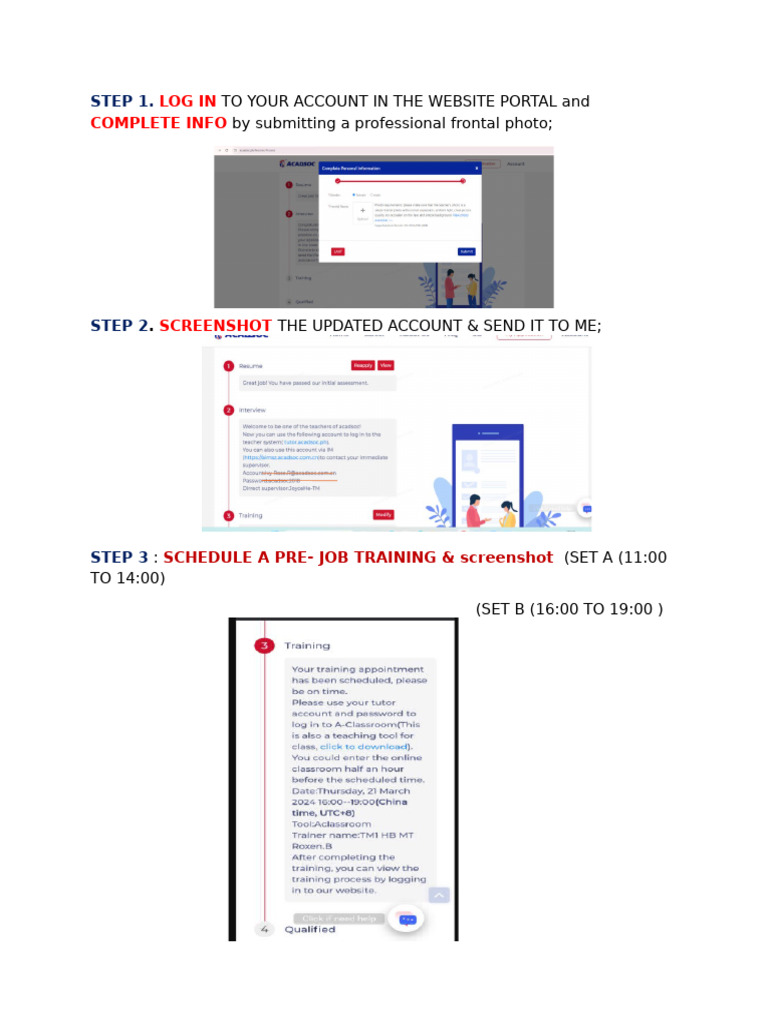 INSTRUCTIONS (Please Read) | PDF | Business | Computers