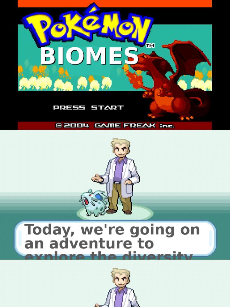 Pokemon PowerPoint Template by @dstoryco | PDF | Grassland | Pinniped