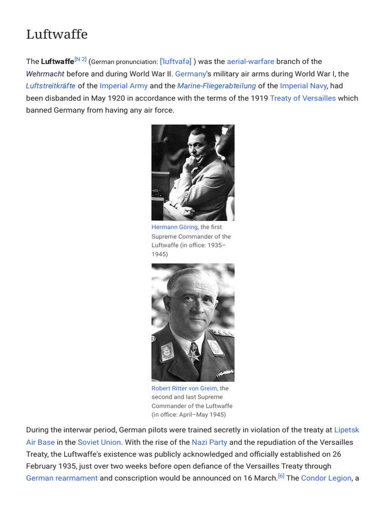 Luftwaffe | PDF | Luftwaffe | Military