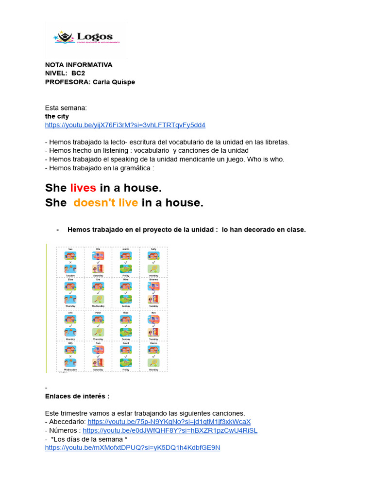 Notas Informativas BC2 | PDF