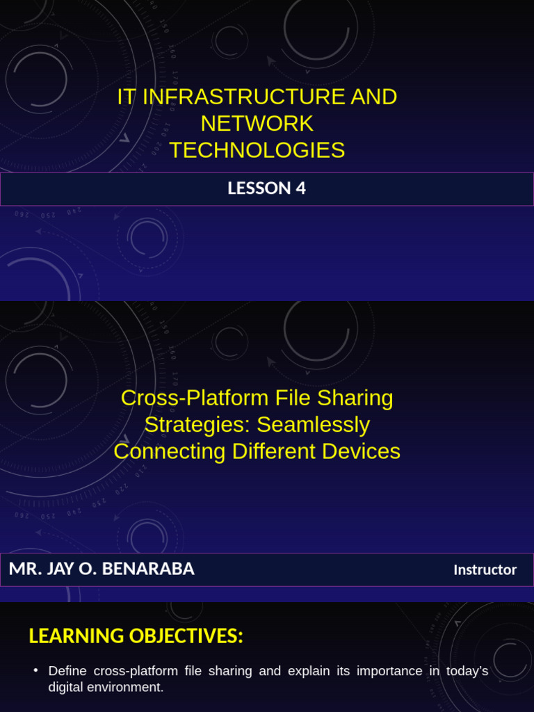 Lesson 4 It Infra | PDF | Computer File | Cloud Computing