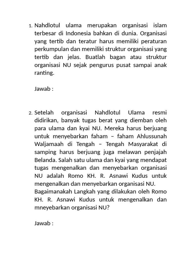 Pembahasan Soal Ke Nu An | PDF