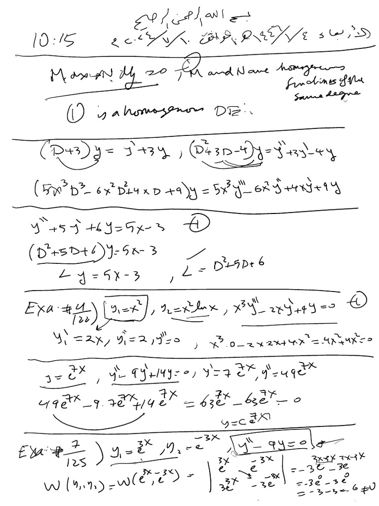 Math 204, 14460104, W 1015 | PDF