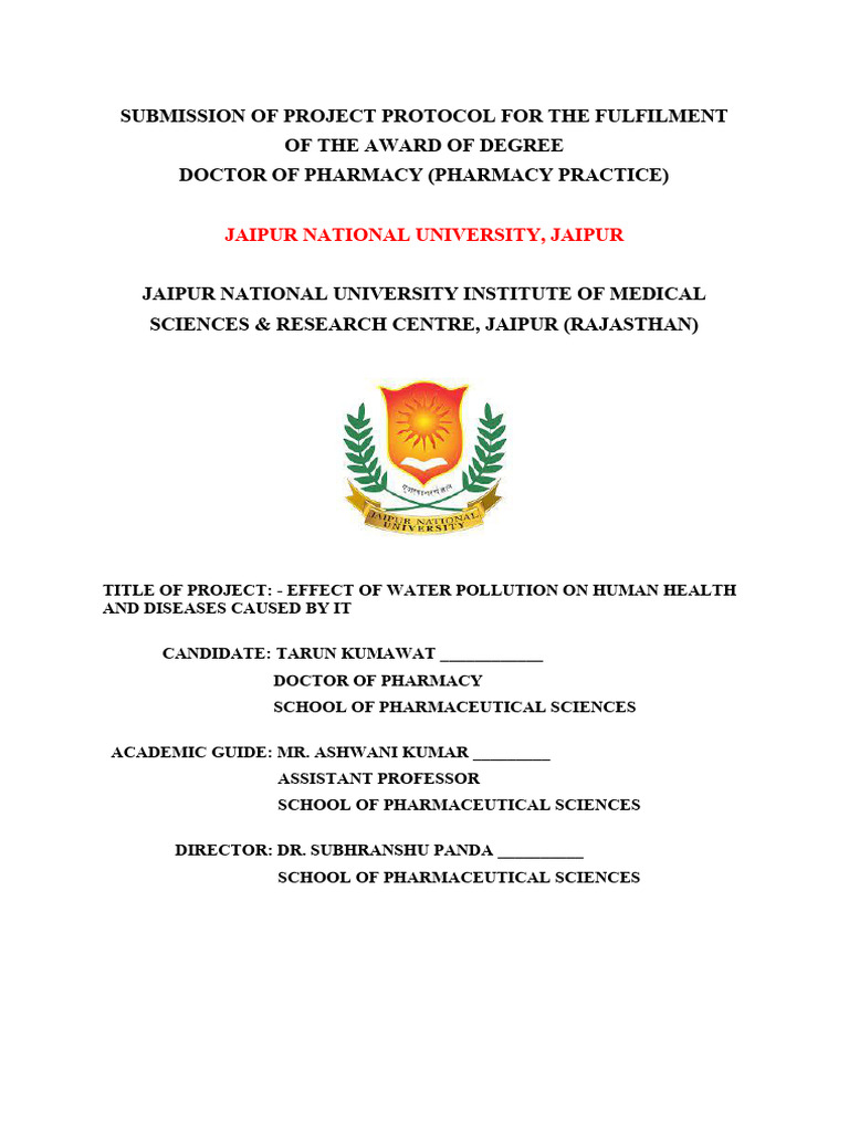 Tarun Kumawat Project Work | PDF | Water Pollution | Arsenic