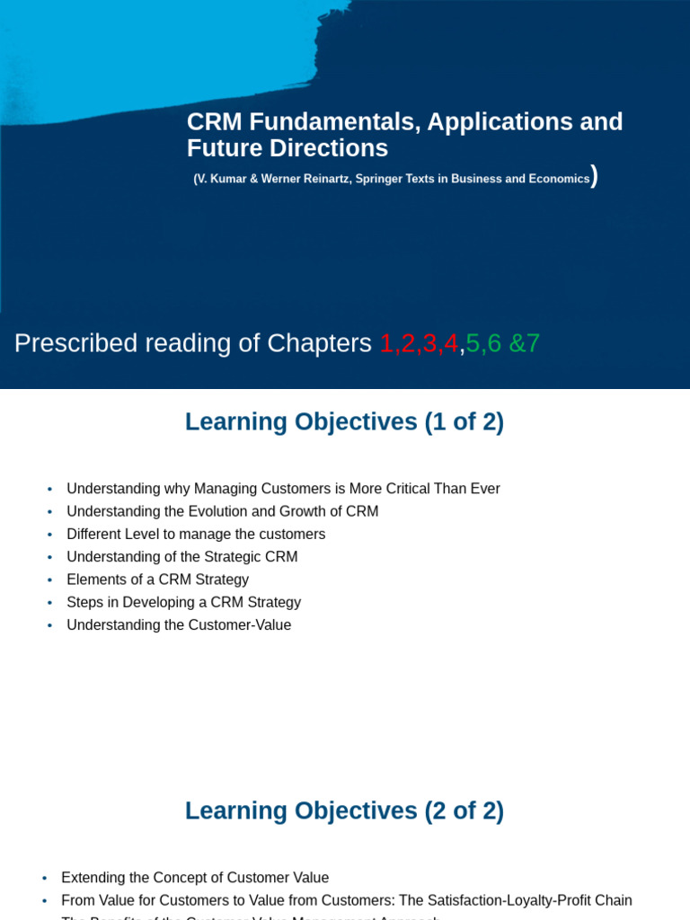 CRM Fundamentals | PDF | Business | Finance & Money Management