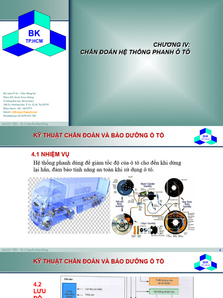 Chương 4 - Chẩn Đoán Hệ Thống Phanh | PDF