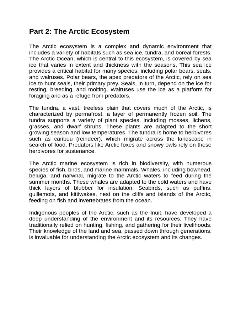 Polar Extremes - Exploring The Ecosystems of The Arctic and Antarctic ...