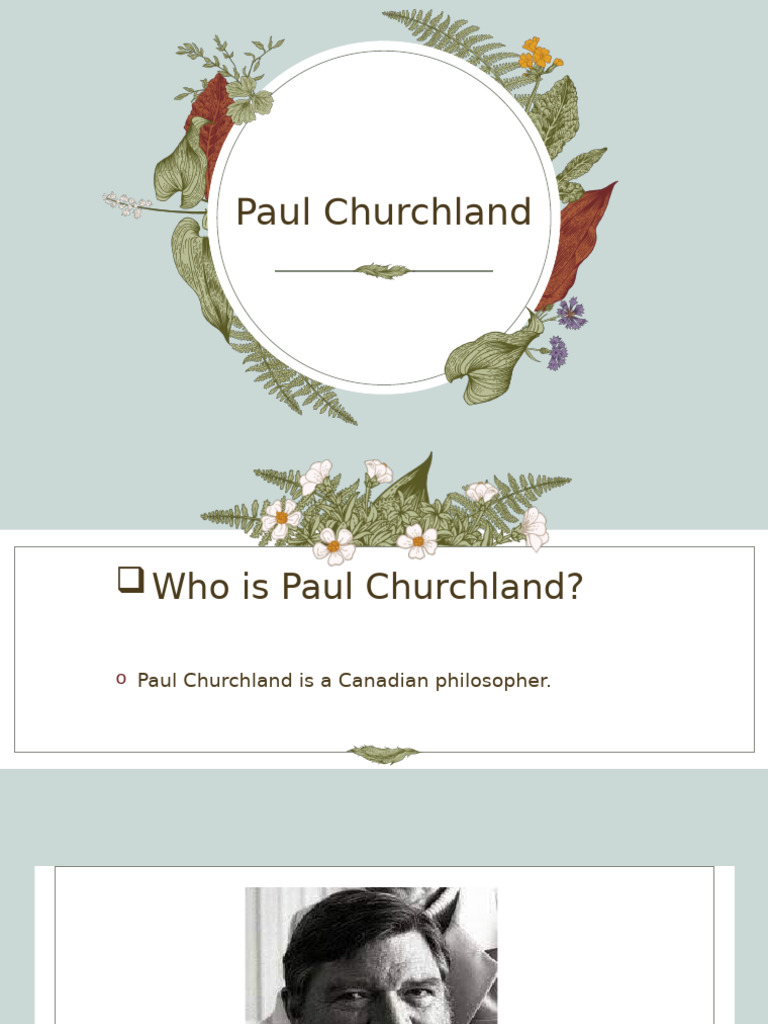 Paul Churchland Kyle | PDF