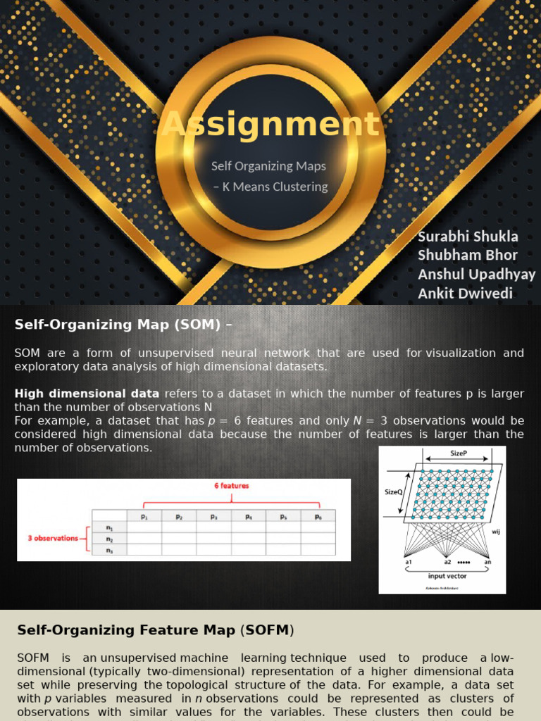 Soft Organizing Maps | PDF | Cluster Analysis | Applied Mathematics