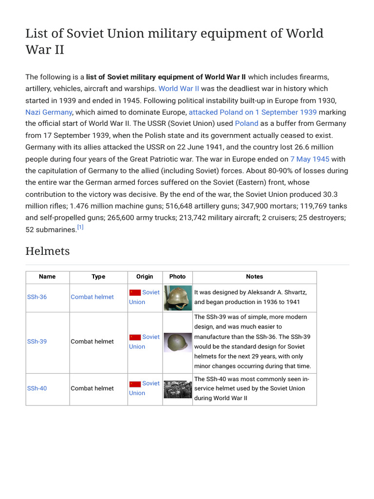 Soviet Union Military Equipment | PDF | Tanks | Magazine (Firearms)