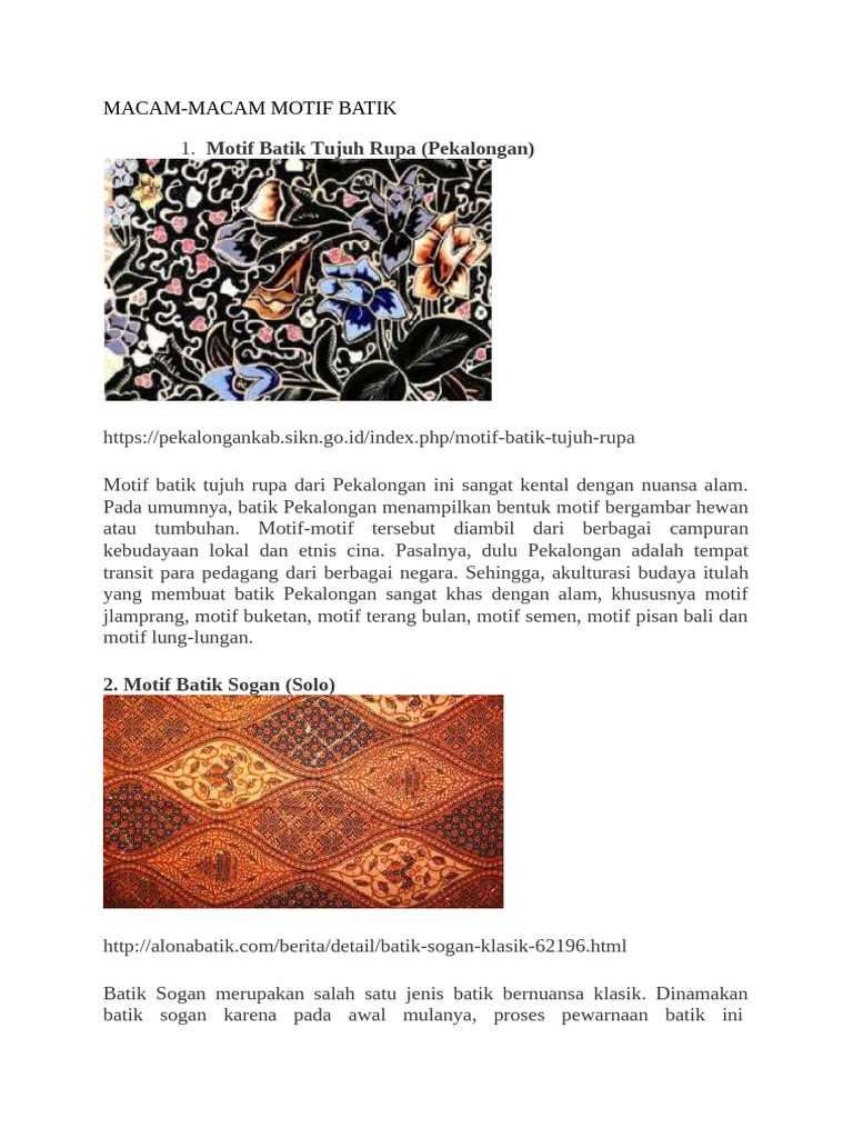 Materi Membatik | PDF