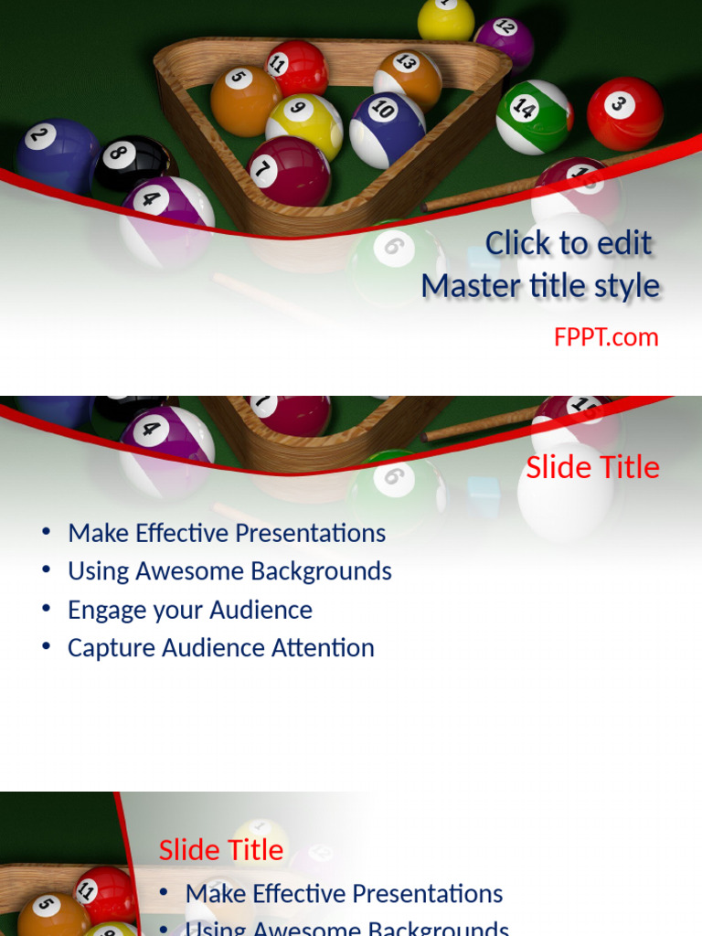 Billiards Template 16x9 | PDF