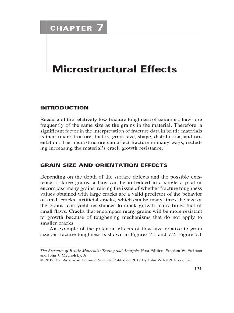 Microstructural Effects | PDF | Fracture | Fracture Mechanics