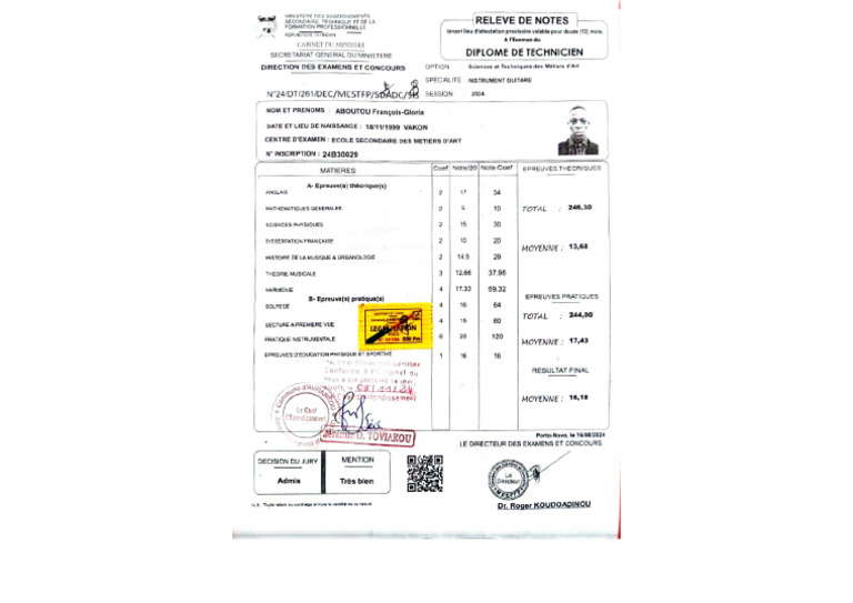 Preuve D'expérience Professionnelle | PDF