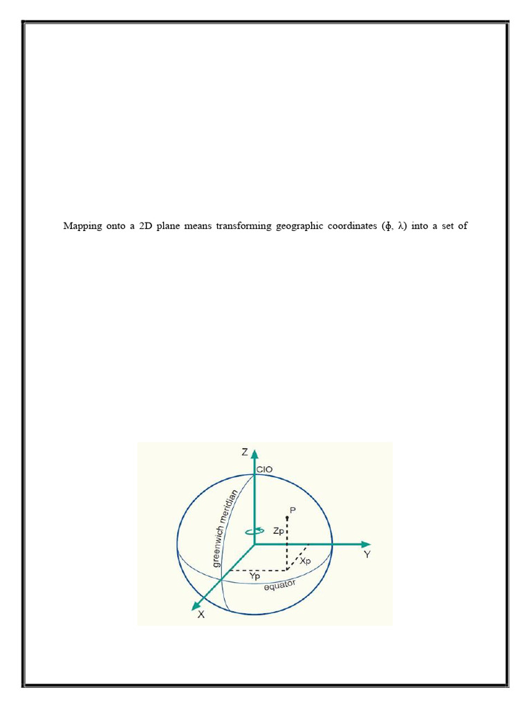 Map Projections Notes | PDF | Latitude | Cartography
