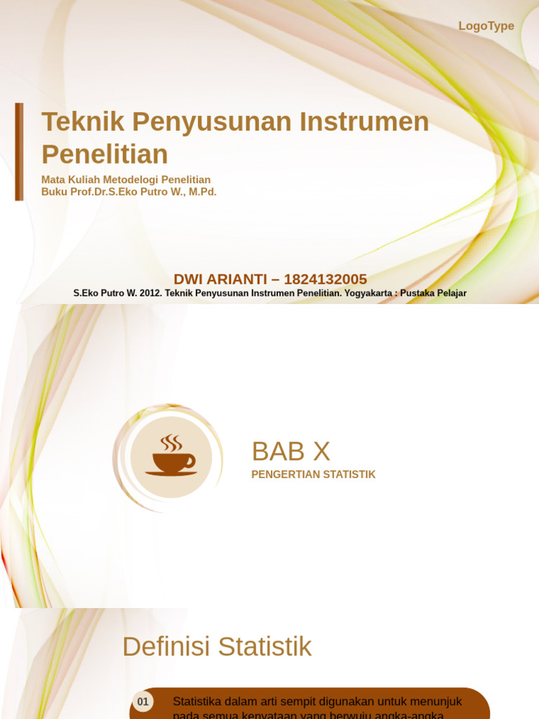 Teknik Penyusunan Instrumen Statistik | PDF
