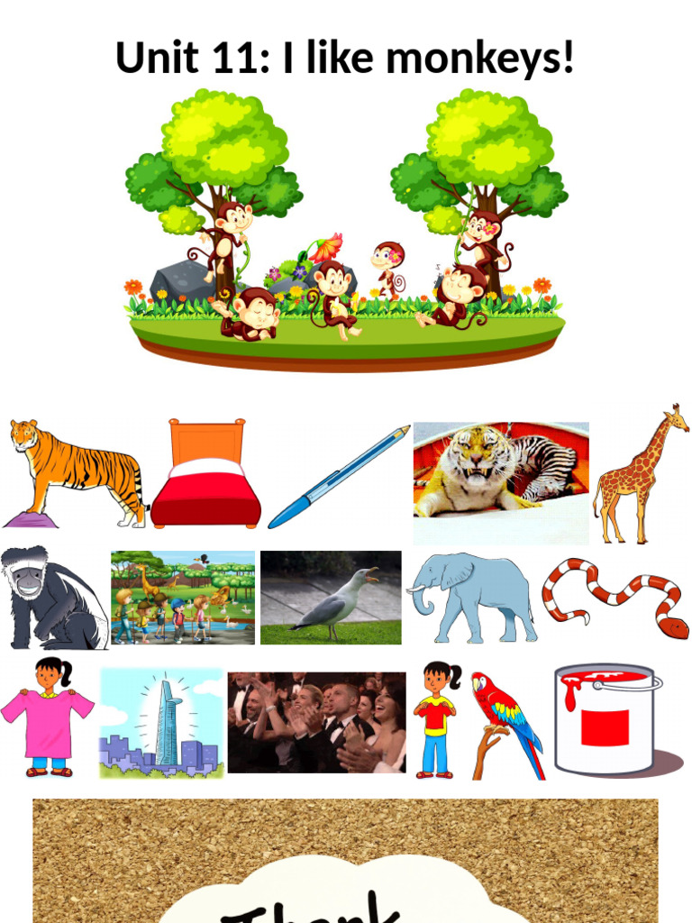 U11 I Like Monkey Pic All | PDF