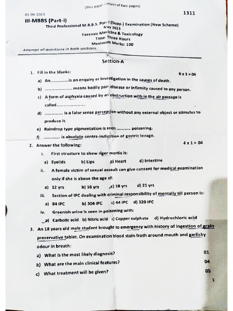 3rd Year Suppli Papers | PDF