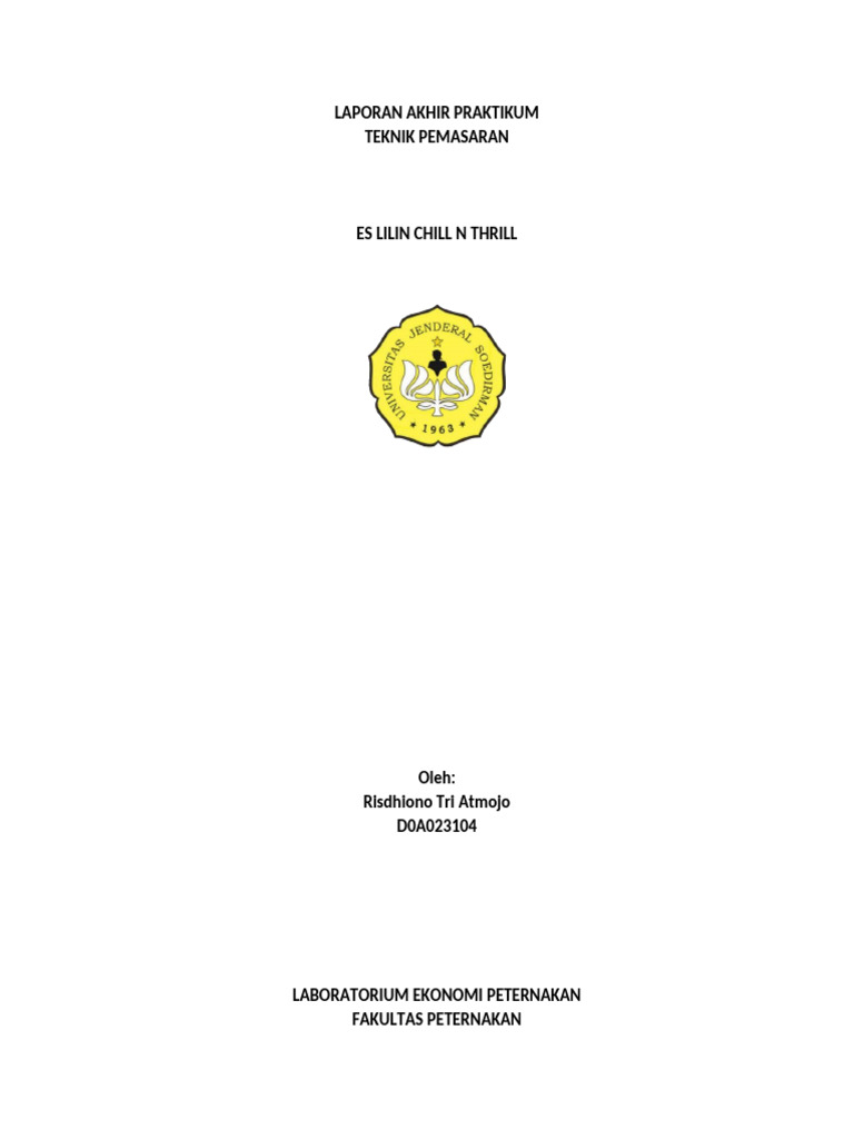 Draf 2 Teknik Pemasaran Risdhiono T. A. | PDF