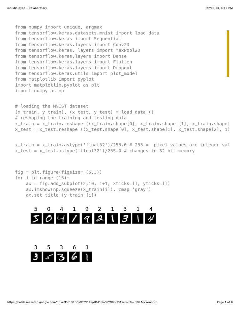 Mnist2.ipynb - Colaboratory | PDF | Computing