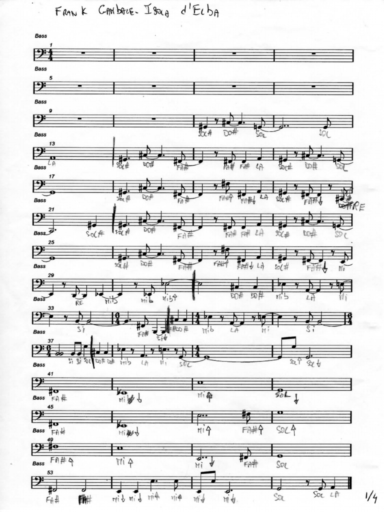 Frank Gambale - Isola D'elba | PDF