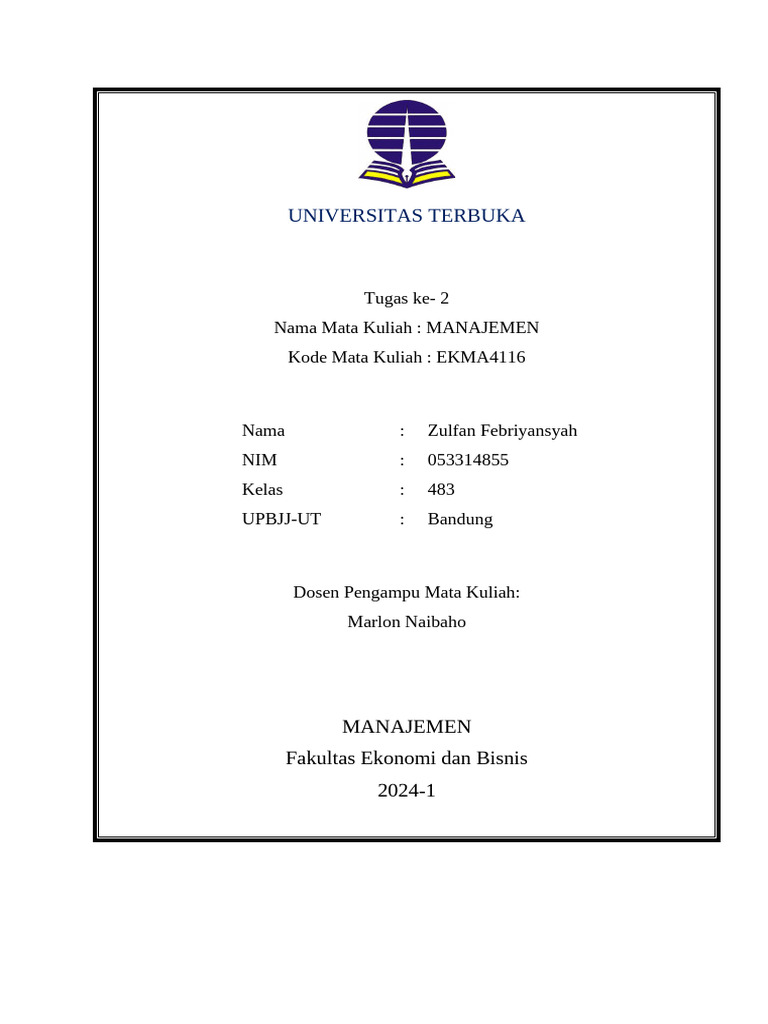 TUGAS 2 ZULFAN Done SELESAI | PDF