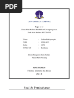 Template Makalah Tugas UT (Standar) | PDF | Karier & Perkembangan | Seni