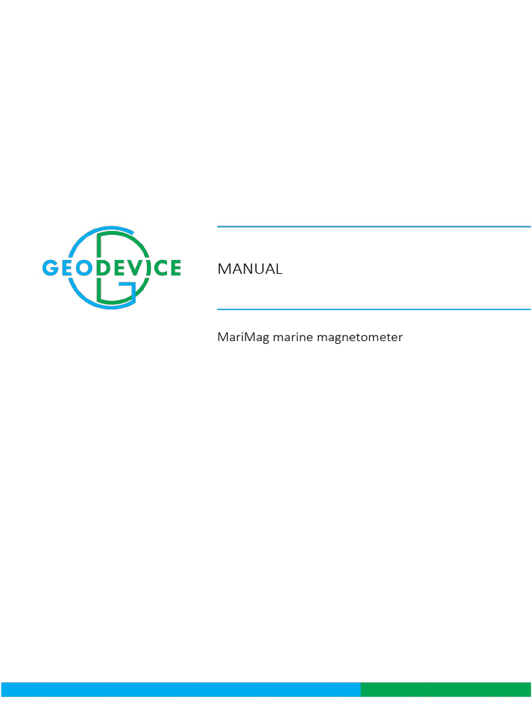 MariMag 300 Marine Magnetometer Manual | PDF | Battery Charger ...
