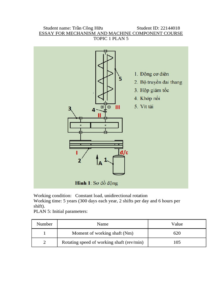 MMCD Trần Công Hữu | PDF | Belt (Mechanical) | Mechanical Engineering