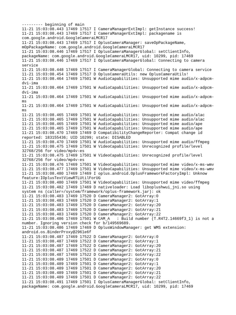 Log Cat 1732181588299 | PDF | Software Engineering | Computer Architecture