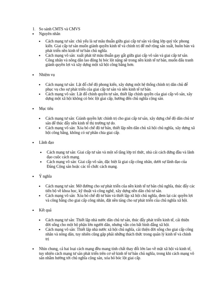 So Sánh CMTS Và CMVS | PDF